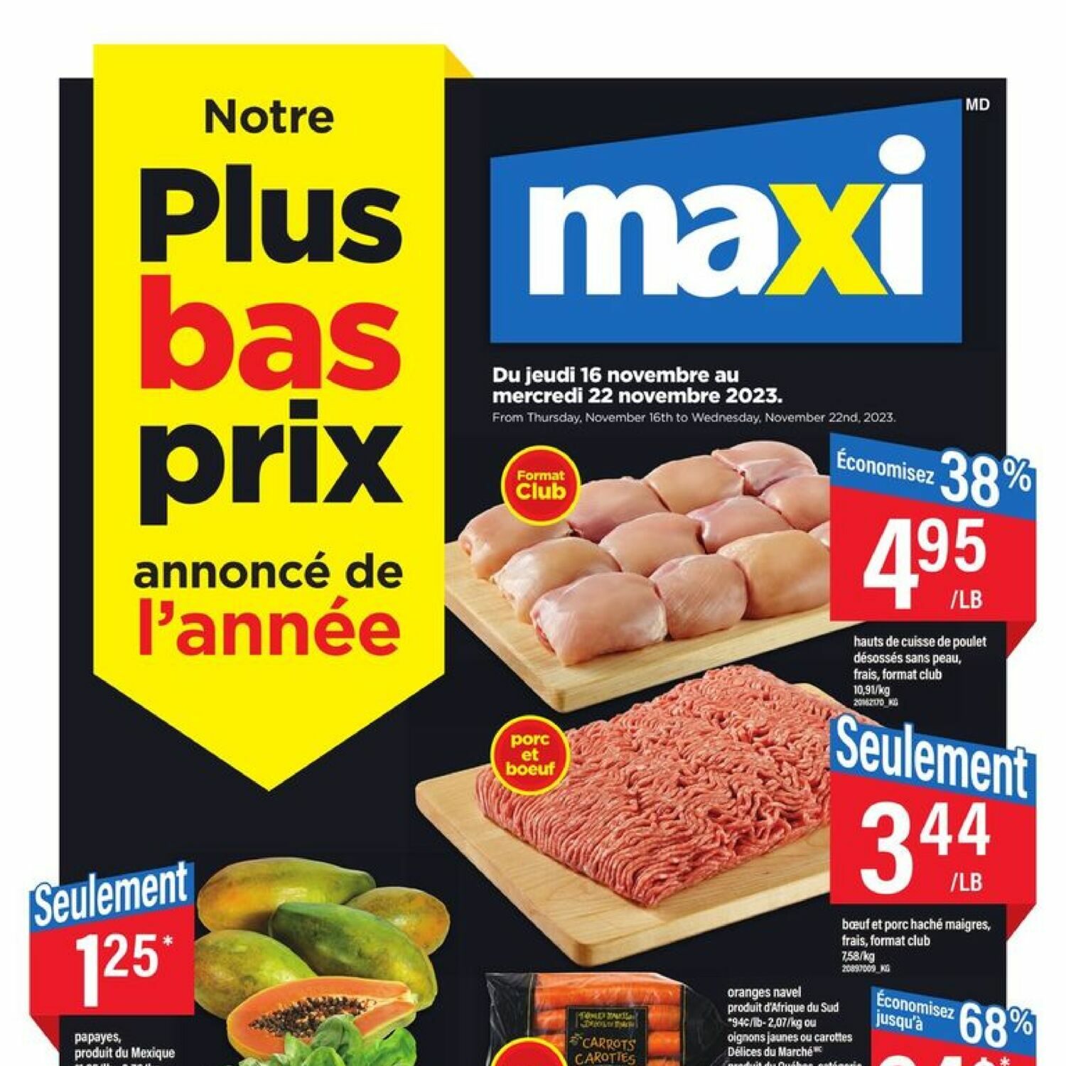 Maxi Weekly Flyer - Maxi & Cie - Weekly Savings - Nov 16 – 22 ...