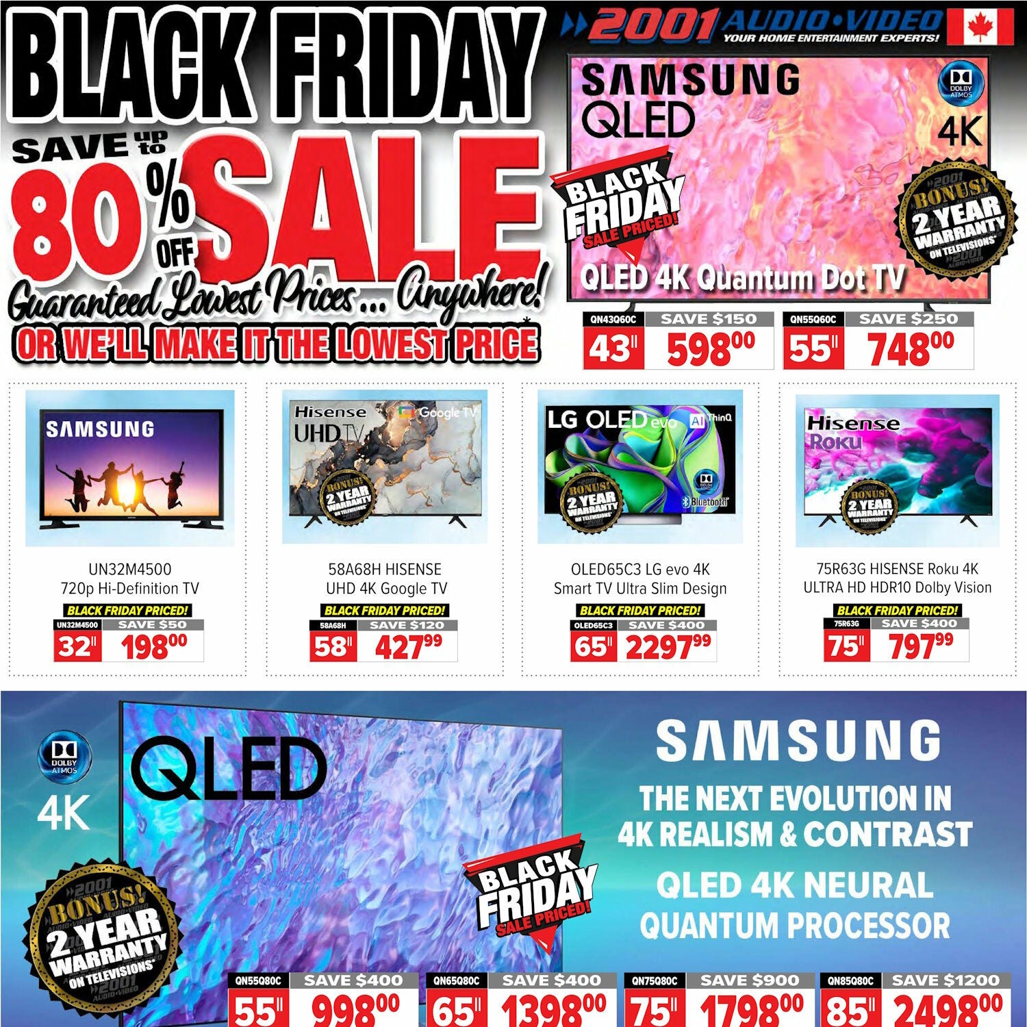 2001 Audio Video Weekly Flyer - Weekly Deals - Black Friday Sale - Nov ...