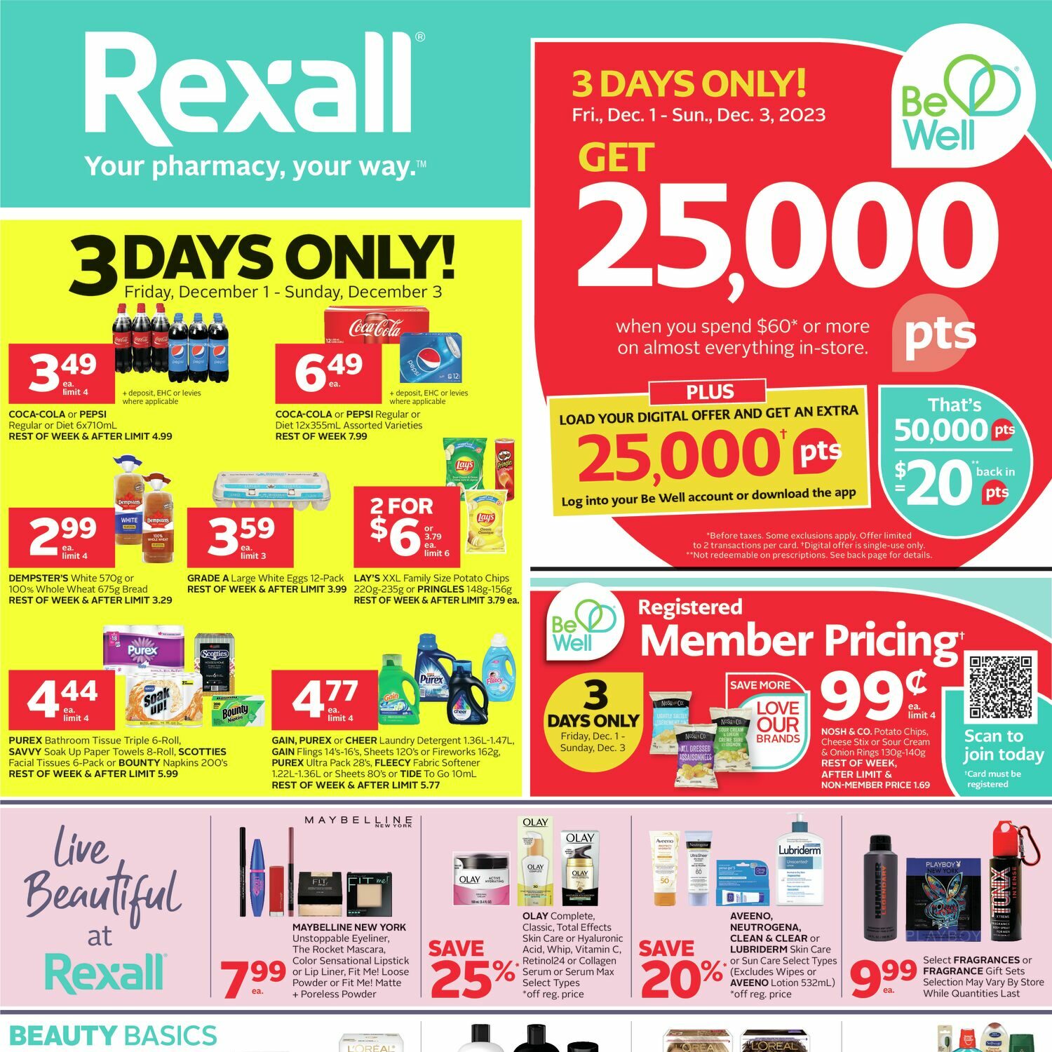 Rexall Weekly Flyer - Weekly Savings (AB) - Dec 1 – 7 - RedFlagDeals.com