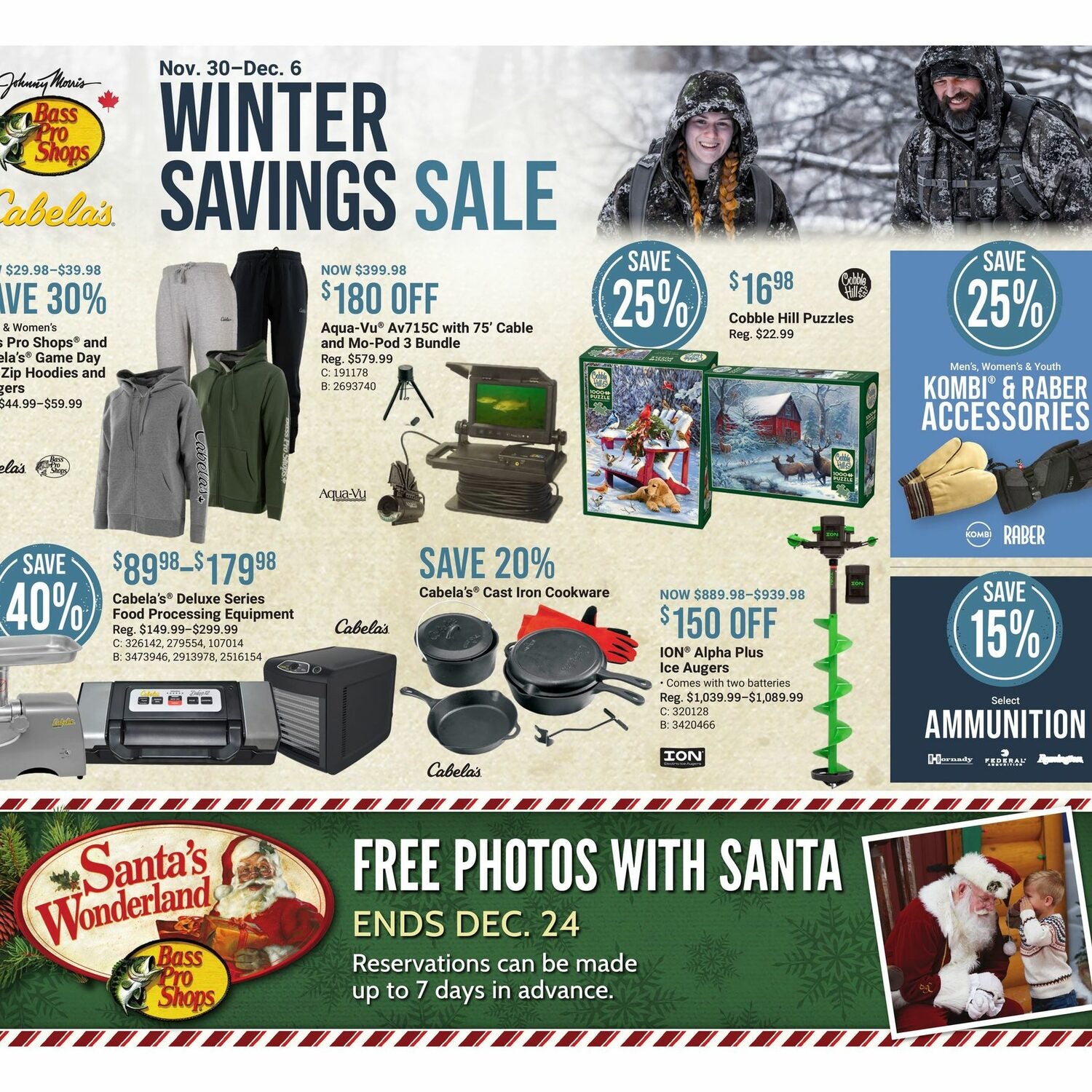 Bass Pro Shops Weekly Flyer - Weekly Deals - Winter Savings Sale (AB ...