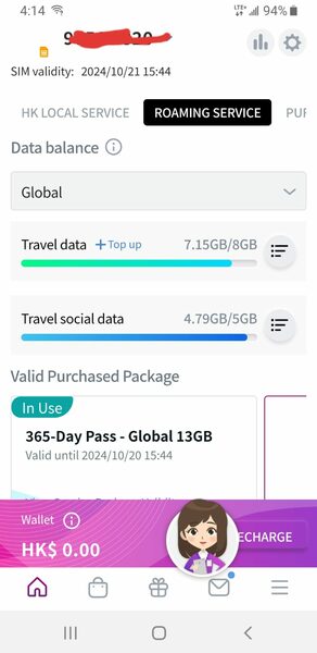 [Three HK] [3 HK] Mobile Data 10GB (CA/US/AUS/NZ/UK) eSIM - $138 HKD/$22 CAD - Page 165 ...