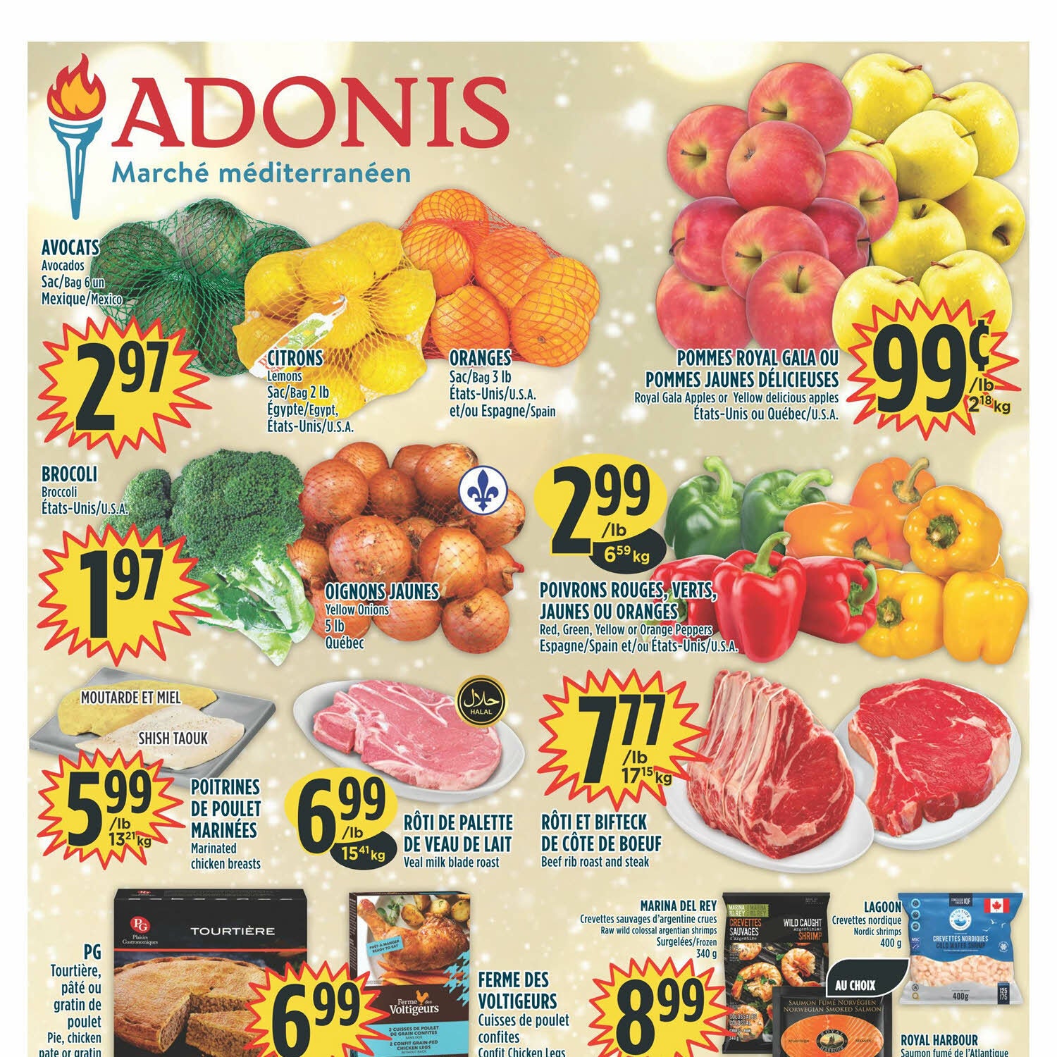 Marche Adonis Weekly Flyer - Weekly Specials (QC) - Dec 28 – Jan 3 ...