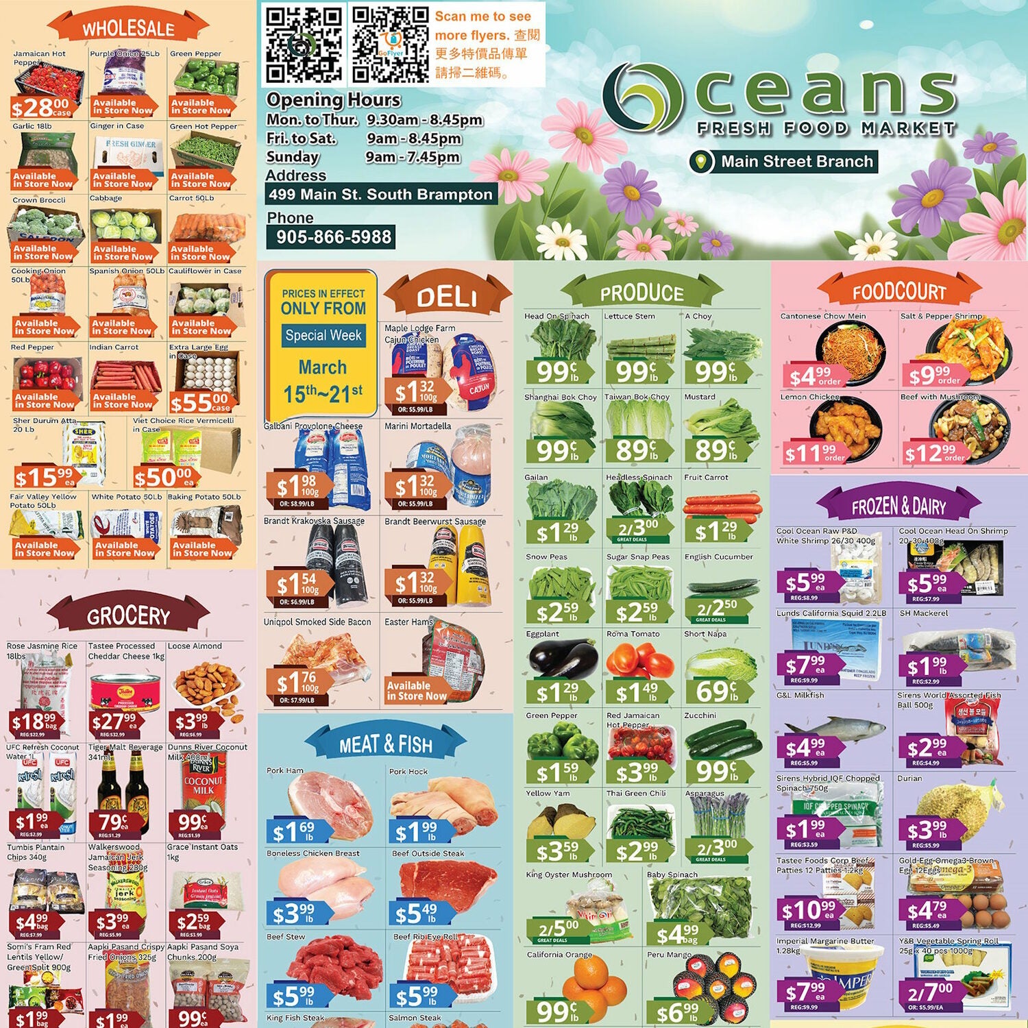 Oceans Fresh Food Market Weekly Flyer - Main St. Store Only - Weekly ...