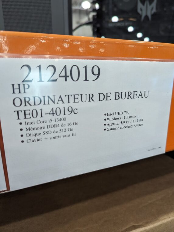 [Cosctco] Costco HP ENVY DESKTOP TE01-4019c $699.97 - RedFlagDeals.com Forums