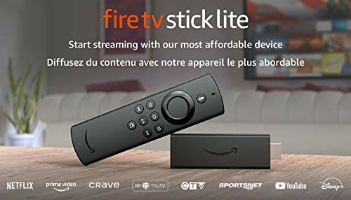 [Amazon.ca] Amazon Fire TV Stick Lite with Alexa Voice Remote Lite (no ...