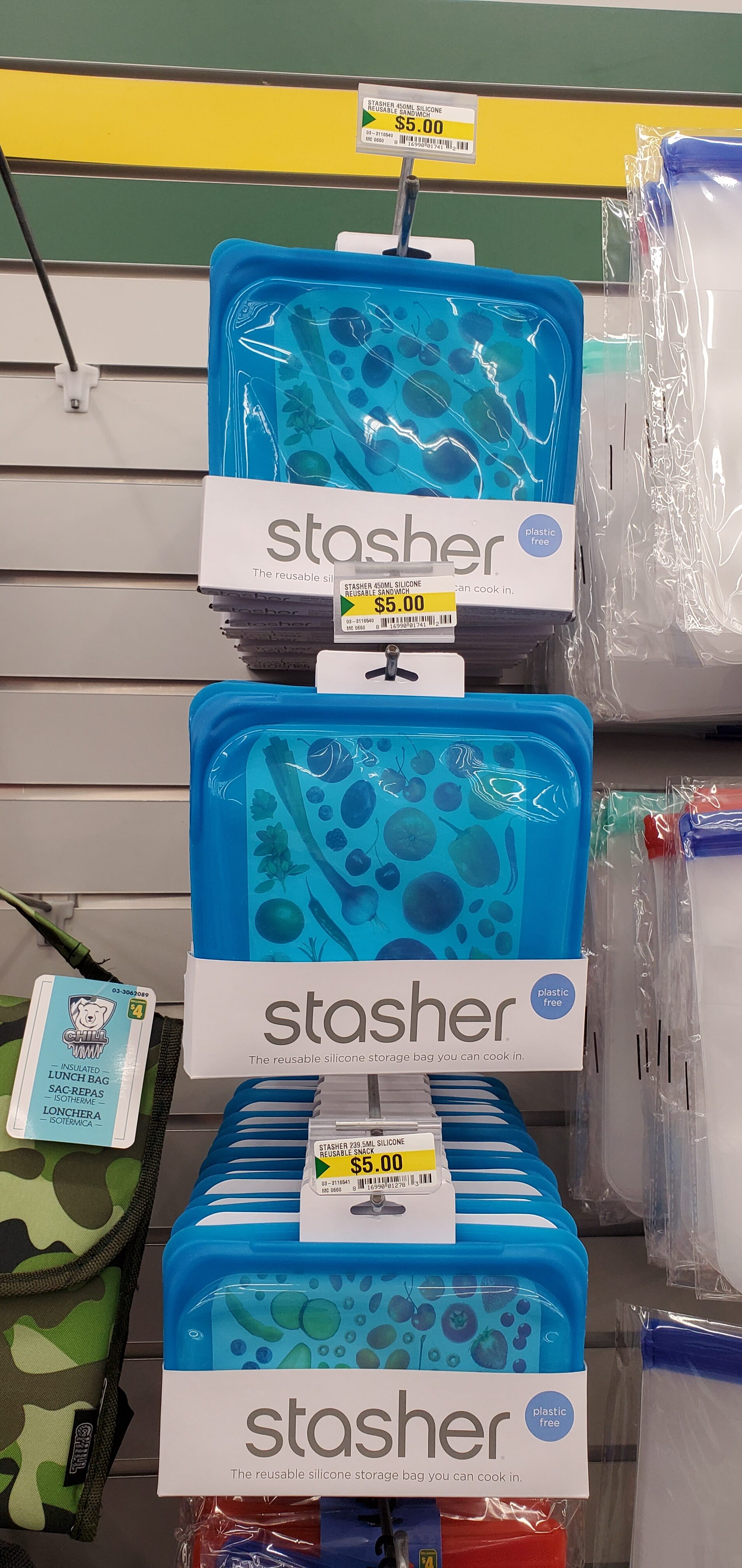 [Dollarama] Stasher snack bags $5 blue only - RedFlagDeals.com Forums