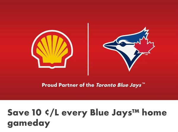 [Shell] Save 10 cents/L every Blue Jays home gameday on Shell V-Power ...
