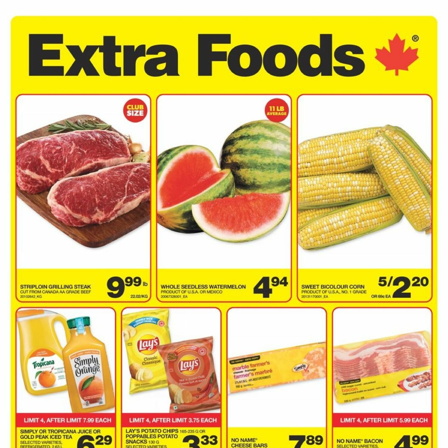 Extra Foods Weekly Flyer - Weekly Savings - May 16 – 22 - RedFlagDeals.com