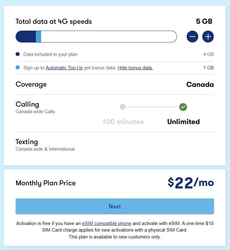 [Lucky Mobile] [QC only] Lucky Mobile $22 5GB/$27 55GB 4G speed plan ...