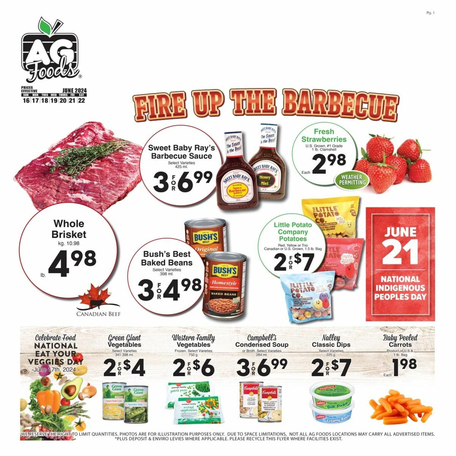 AG Foods Weekly Flyer - Weekly Specials - Jun 16 – 22 - RedFlagDeals.com