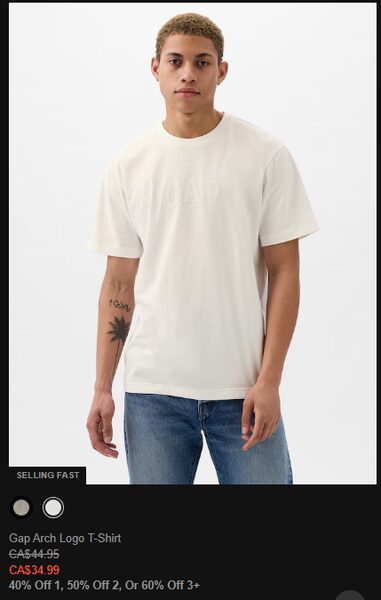 [Gap] 40% Off 1, 50% Off 2, 60% Off 3+ Sale Styles - RedFlagDeals.com ...