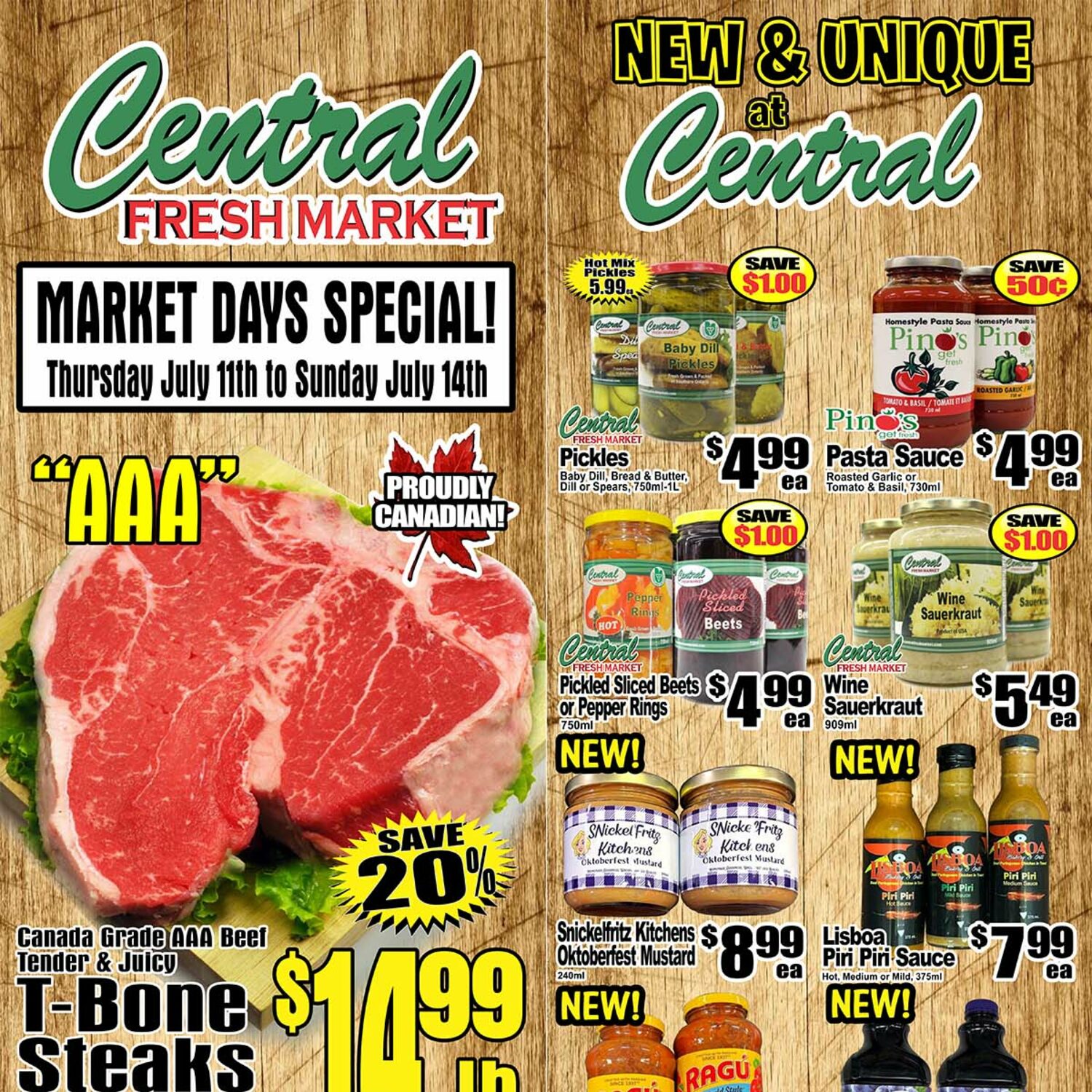 Central Fresh Market Weekly Flyer - Weekly Specials - Jul 11 – 18 ...