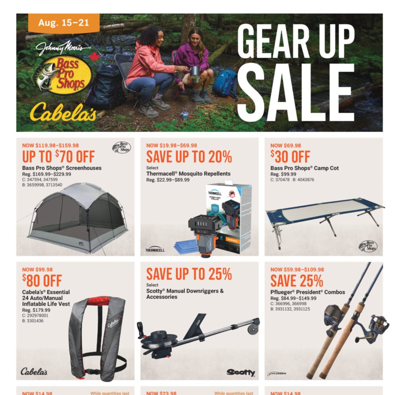 Cabelas Weekly Flyer - Gear Up Sale - Aug 15 – 21 - RedFlagDeals.com