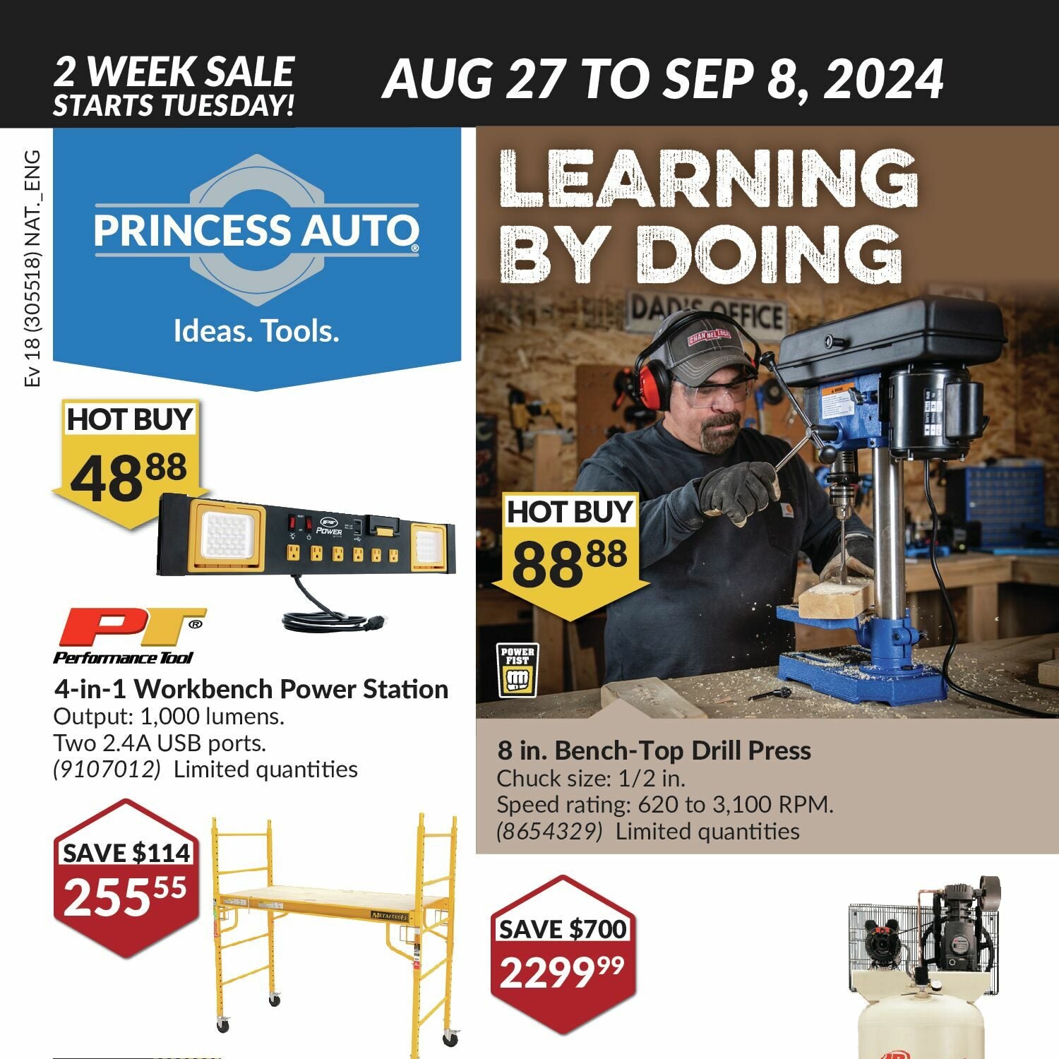 Princess Auto Weekly Flyer - 2 Week Sale - Learning By Doing - Aug 27 ...