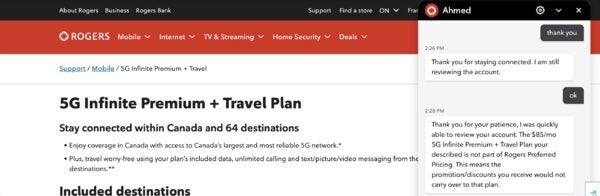 [Rogers] Rogers 5G Infinite Premium + Travel Plan - Page 4 ...