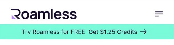 [roamless.com] Roamless eSIM free USD3.75 with code GRE24 (YMMV) or ...