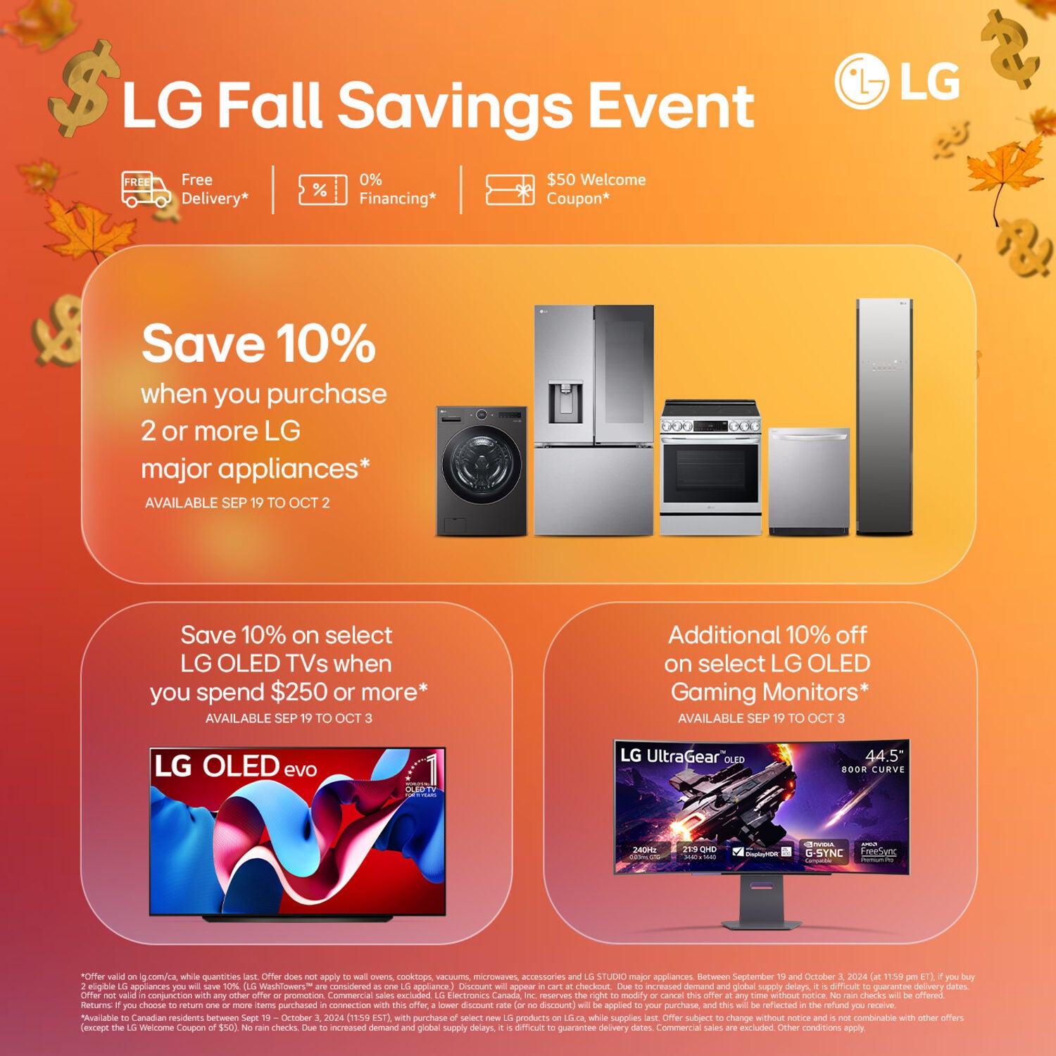 LG Canada Weekly Flyer - Fall Savings Event - Sep 24 – Oct 3 ...