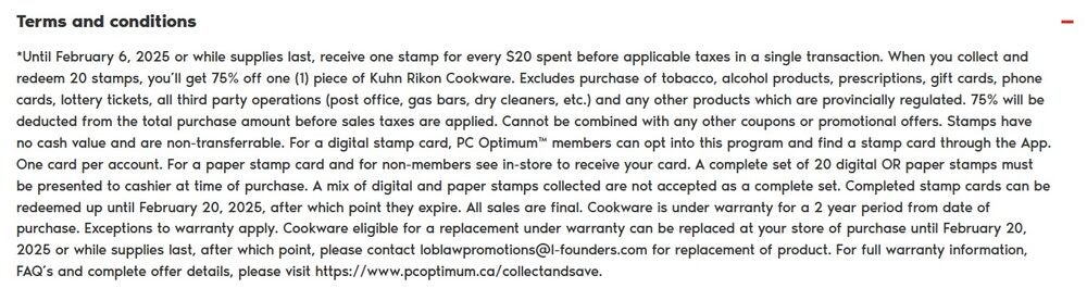 [Loblaws] Kuhn Rikon cookware from $10-$40 after collecting $400 in ...