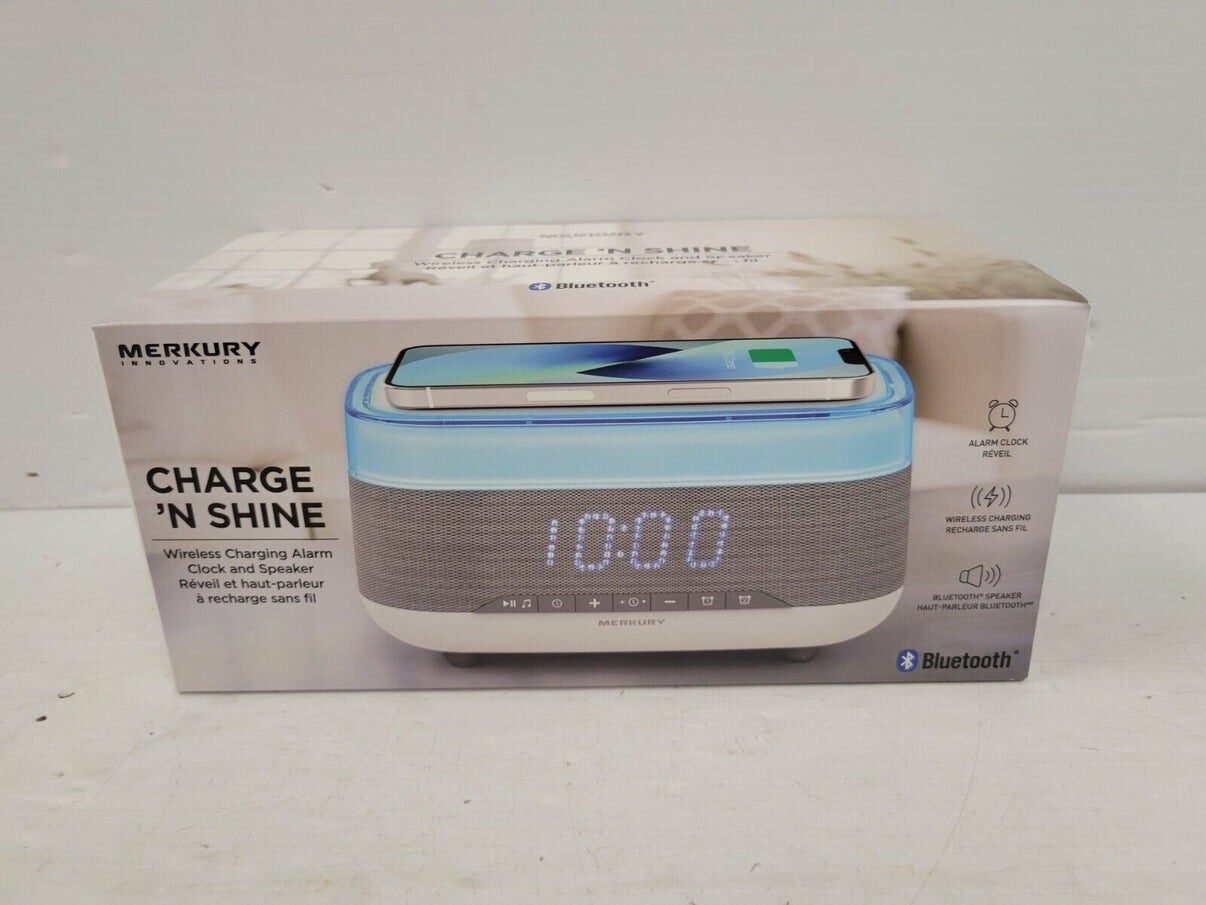 [The Source] Merkury Innovations Wireless Charging Alarm Clock and ...