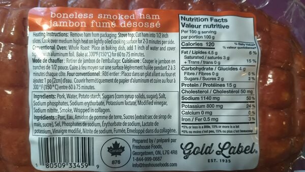 [Giant Tiger] ON - 1.5kg Boneless smoked ham $9.97 - RedFlagDeals.com ...