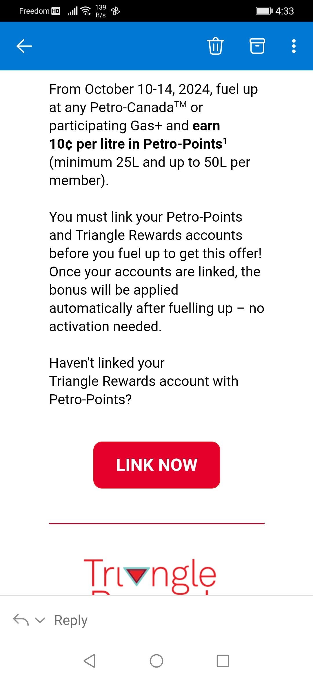 [Petro Canada] (YMMV) Earn 10 cents / litre in Petro Points for ...