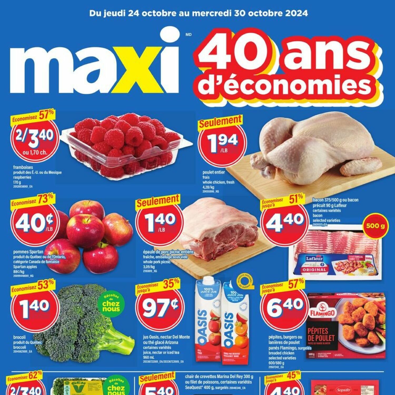 Maxi Weekly Flyer - Weekly Savings - Oct 24 – 30 - RedFlagDeals.com