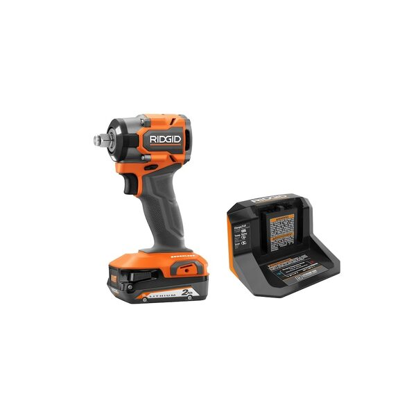 [Home Depot] RIDGID 18V Sub-Compact 1/2 in. Impact Wrench Kit with 2.0 ...