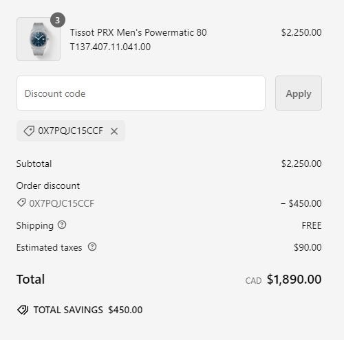 [Fargo Time] Tissot PRX Powermatic 80 - $675 for one or $600 each ...