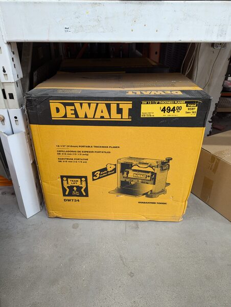 [Home Depot] DeWalt 734 Thickness Planer in store CLEARANCE 2 units ...