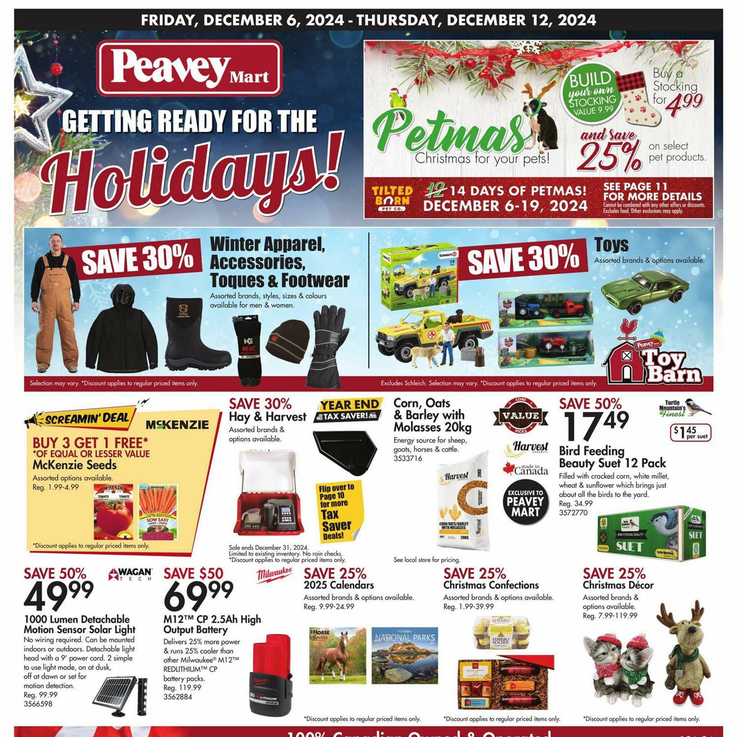PeaveyMart Weekly Flyer - Weekly Deals - Getting Ready For The Holidays ...