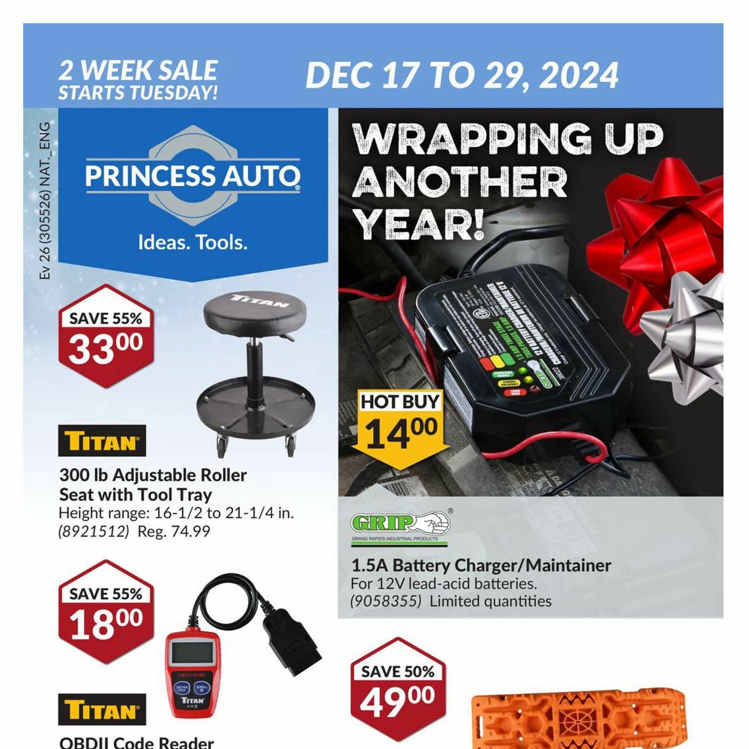 Princess Auto Weekly Flyer - 2 Week Sale - Wrapping Up Another Year ...