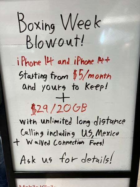 [Mobile Klinik] [Boxing Day] Preowned iPhone 13, and Samsung S22 models ...