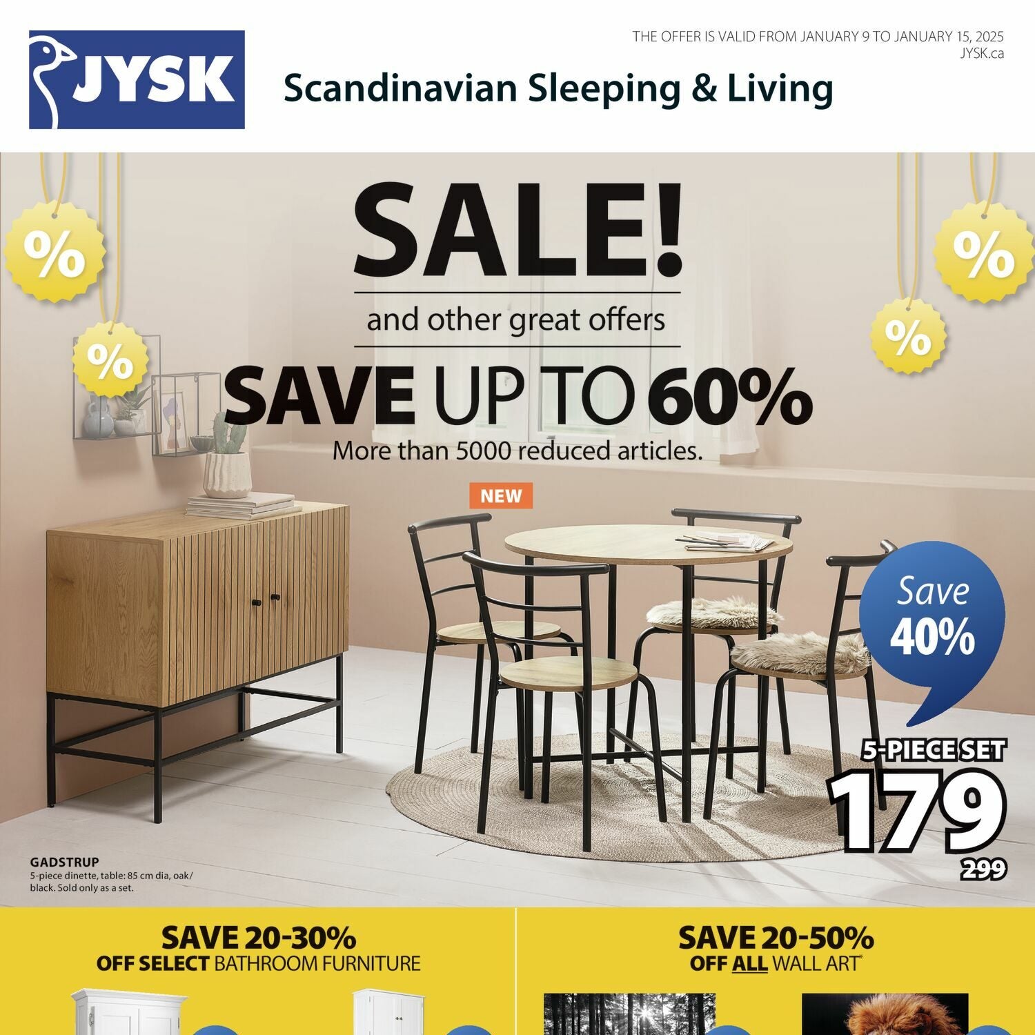 JYSK Weekly Flyer - Weekly Deals - Jan 9 – 15 - RedFlagDeals.com