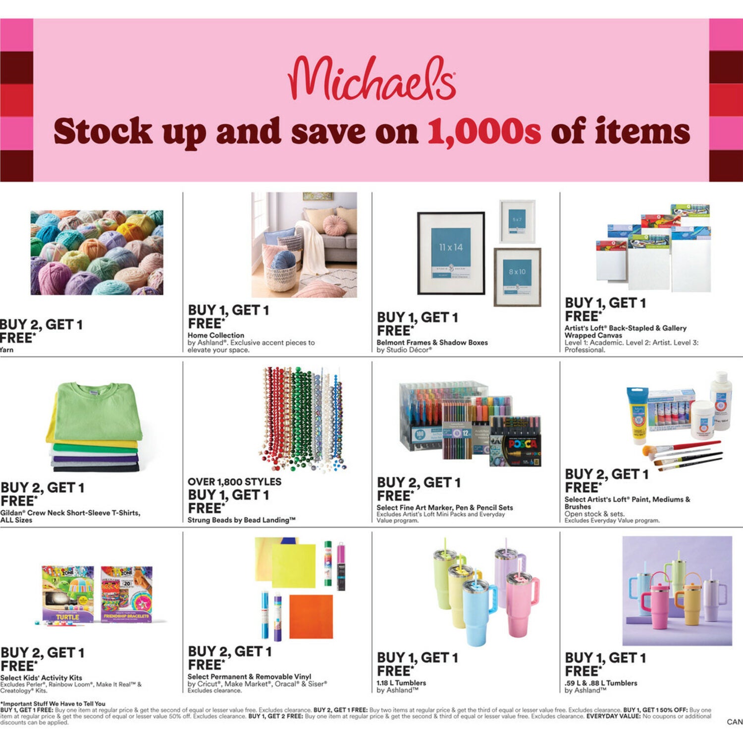 Michaels Weekly Flyer - Weekly Deals - Feb 14 – 20 - RedFlagDeals.com