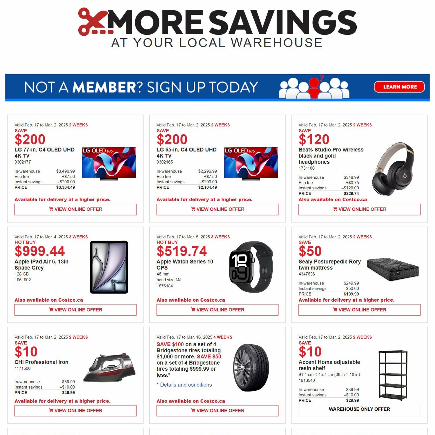 Costco Weekly Flyer - More Savings (BC) - Feb 17 – Mar 2 - RedFlagDeals.com