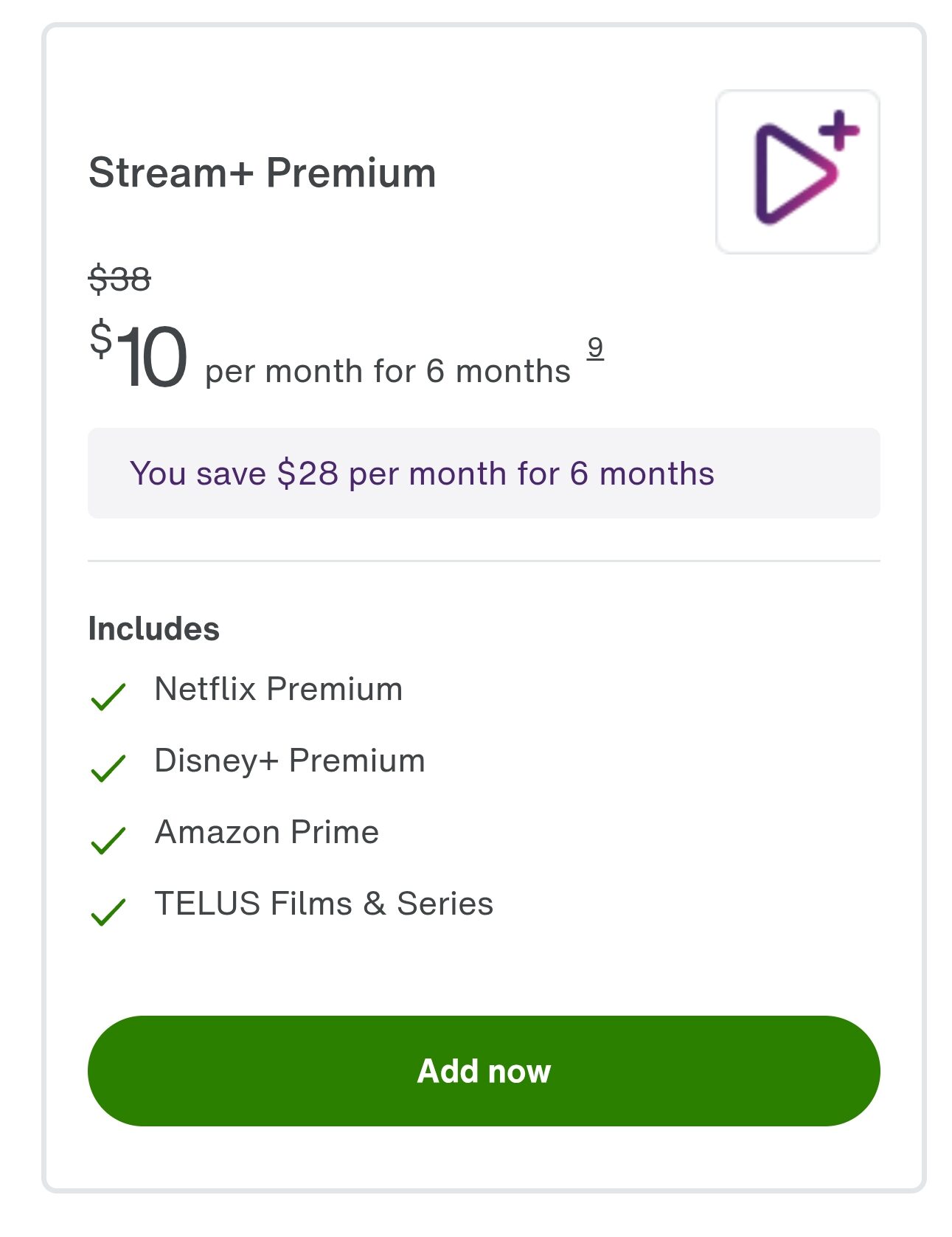 [Telus] Stream+ Premium for FREE 3 months - RedFlagDeals.com Forums