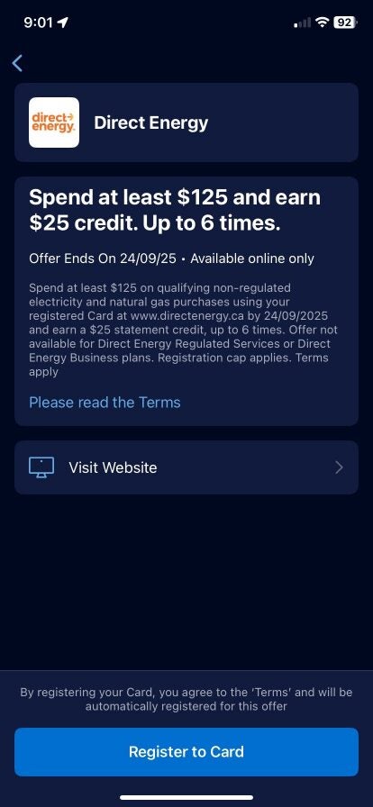 [American Express] AB residents - Receive up to 6x$25 statement credits ...