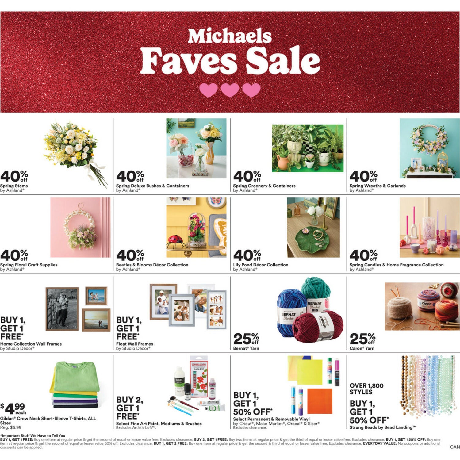 Michaels Weekly Flyer - Weekly Deals - Faves Sale - Mar 14 – 20 ...