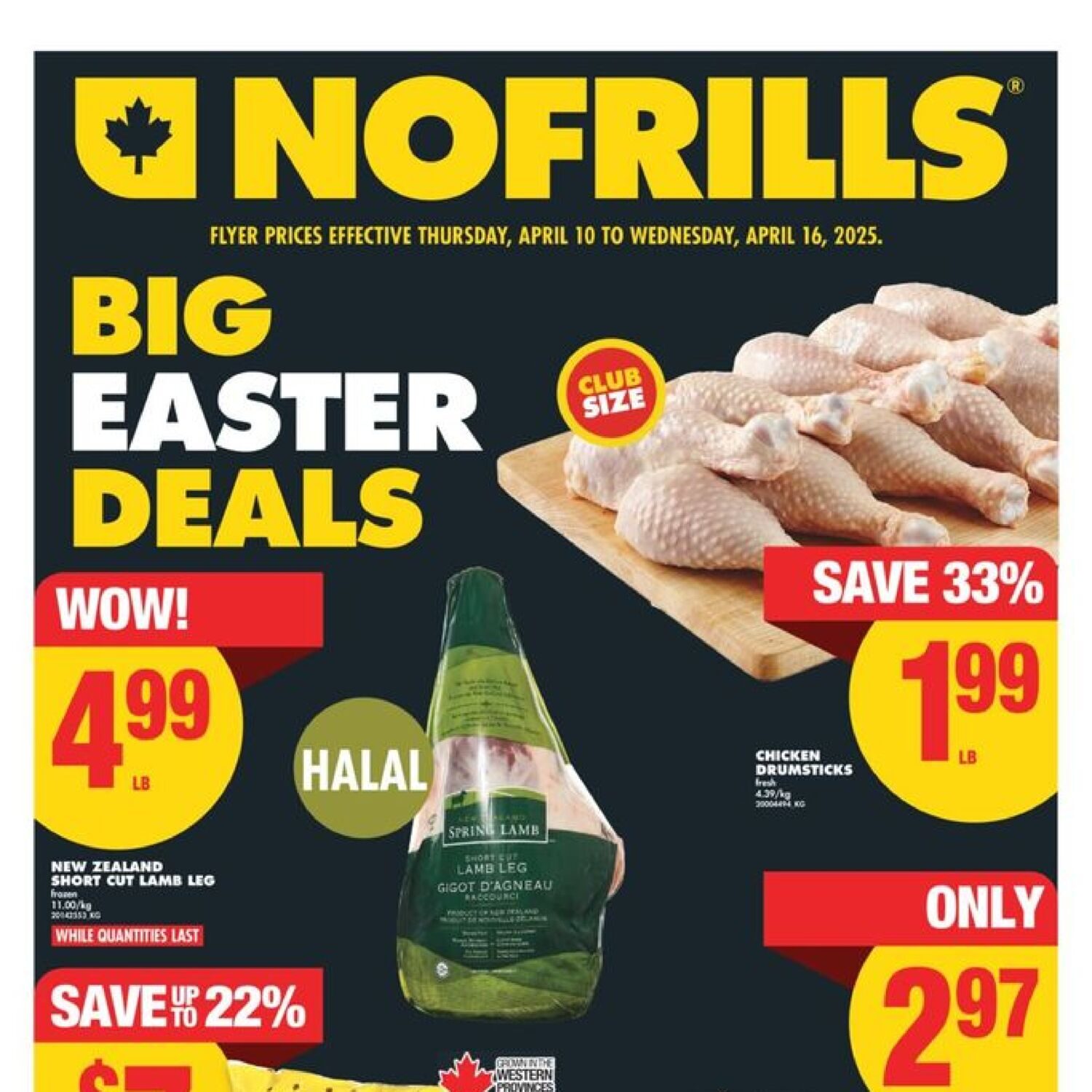No Frills Weekly Flyer - Selected Stores Only - Big Easter Deals (BC ...