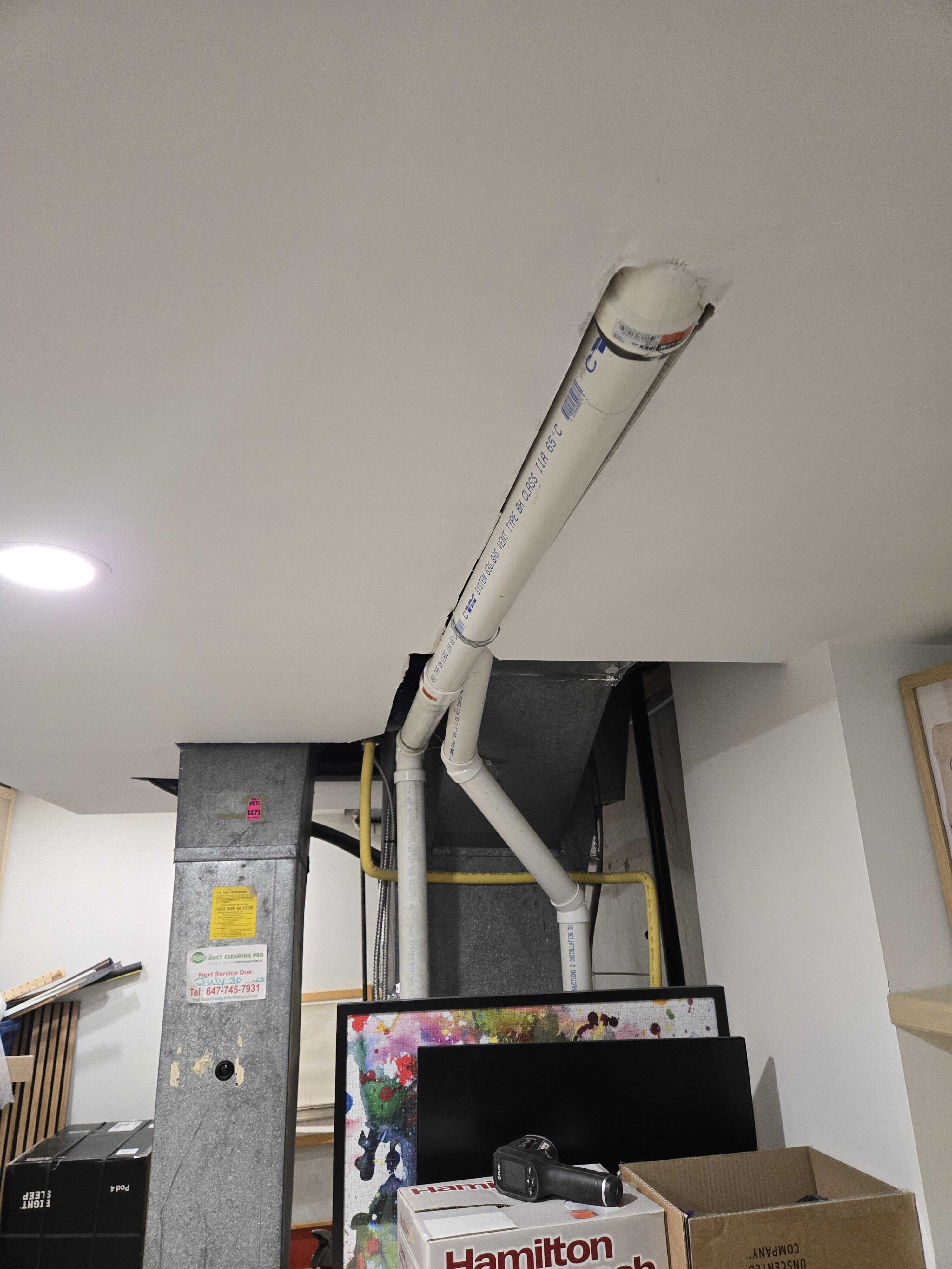 Raising HVAC pipe? - RedFlagDeals.com Forums