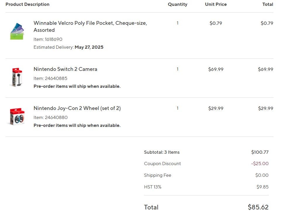 [Staples] Nintendo Switch 2 Pro Controller / Mario Kart World (STAPLES ...