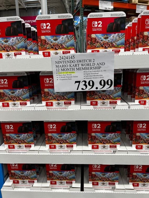 [Costco] [$739.99] Nintendo Switch 2 with Mario Kart World and Nintendo ...