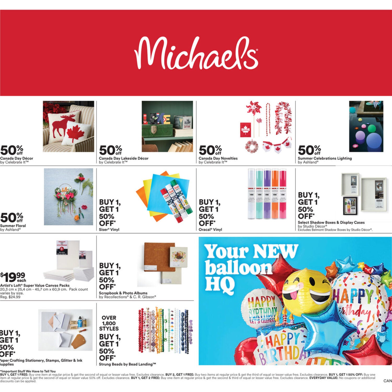 Michaels Weekly Flyer - Weekly Deals - Jun 20 – 26 - RedFlagDeals.com