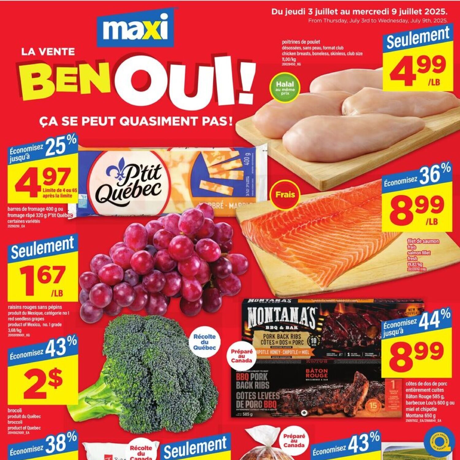 Maxi Weekly Flyer - Weekly Savings - Jul 3 – 9 - RedFlagDeals.com
