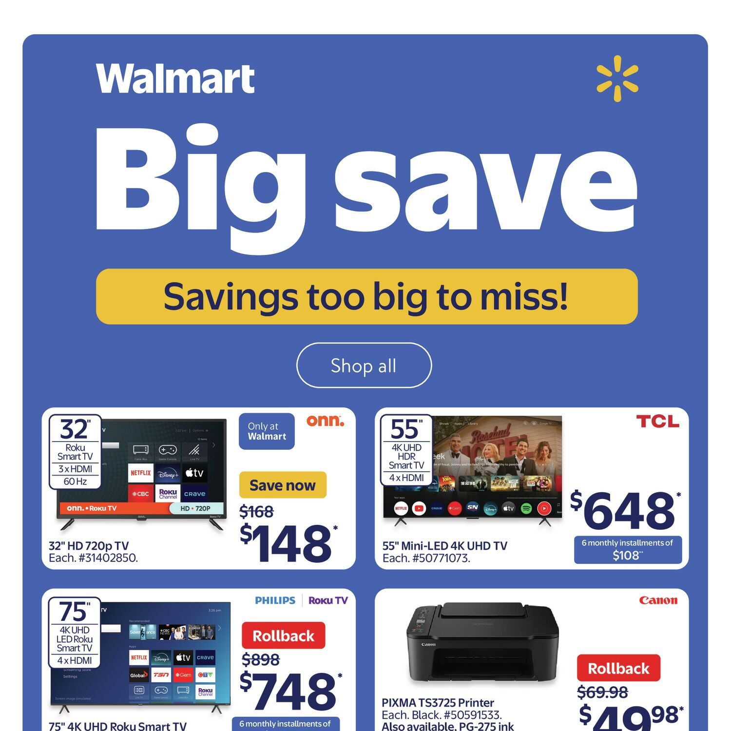 Walmart Weekly Flyer - Big Save Event (ON) - Jul 10 – 16 - RedFlagDeals.com