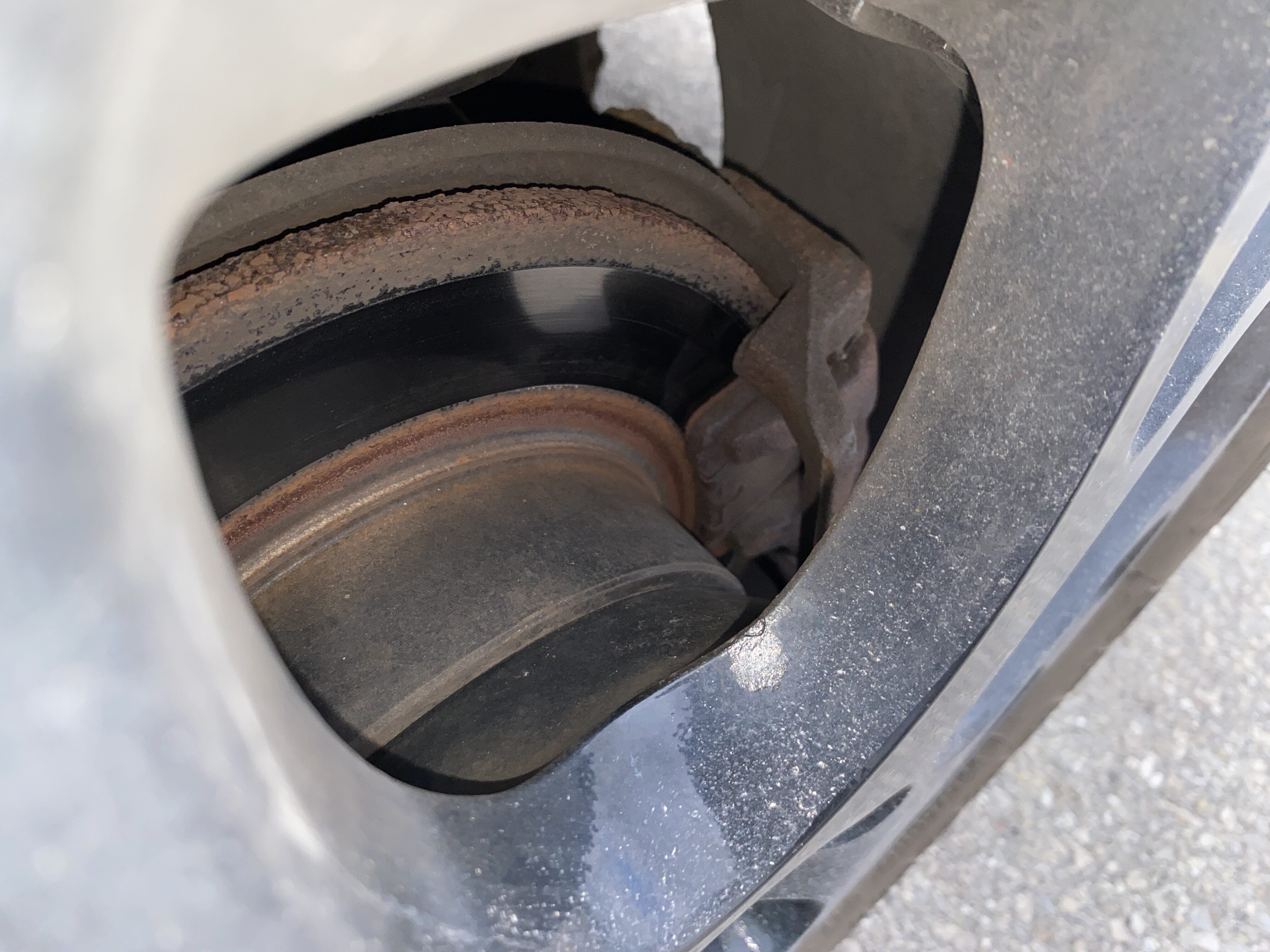 Squealing sound on rear brakes when reversing only. Squeaking when ...