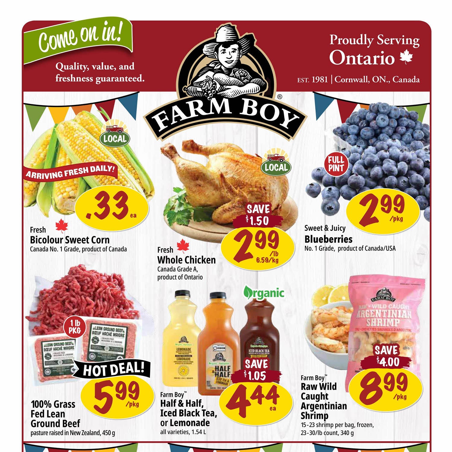 Farm Boy Weekly Flyer - Weekly Savings - Jul 31 – Aug 6 - RedFlagDeals.com