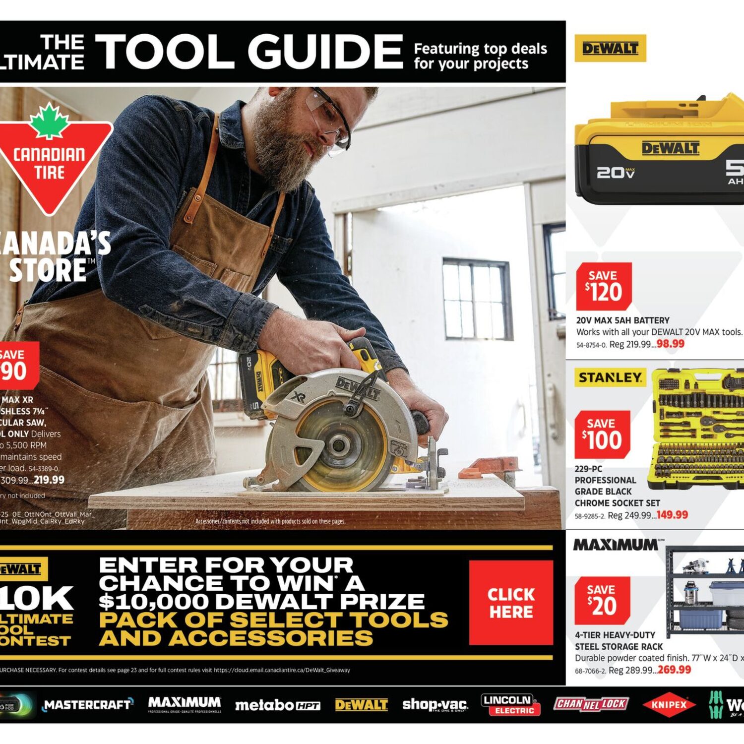 Canadian Tire Weekly Flyer - The Ultimate Tool Guide (AB) - Aug 28 ...