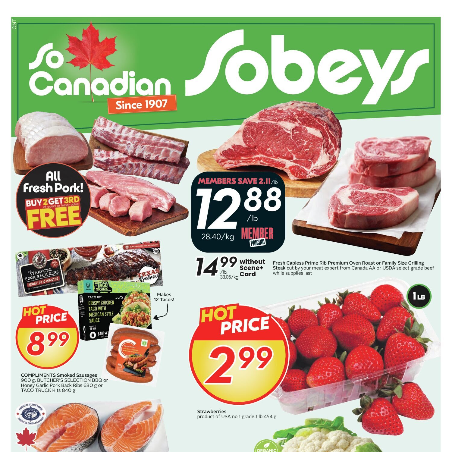 Sobeys Weekly Flyer - Weekly Savings (ON) - Aug 28 – Sep 3 ...