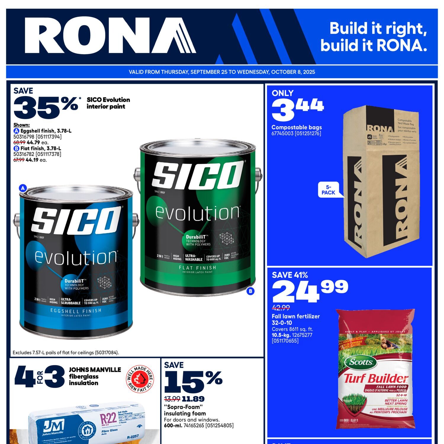 Rona Weekly Flyer - Rona+ Weekly Deals (MB) - Sep 25 – Oct 1 ...